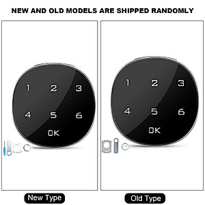 Digital Electronic Coded Lock,Touch Screen Password Lock for Cabinet Mailbox File Sauna Drawer School Lockers,Easy to Install（2.56 Inch）