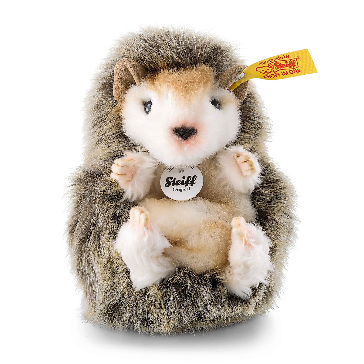 Steiff JOGGI Brown Baby Hedgehog – Cherished Heirloom Plush Toy, 4 inches