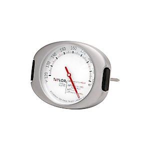 Taylor Pro Leave-in Meat Oven Safe Oval Analog Dial Meat Food Grill BBQ Kitchen Cooking Thermometer