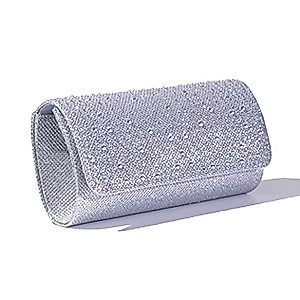 RAPENG Crystal Rhinestone Women Clutch Bag evening handbag Glitter Envelope Evening Purse