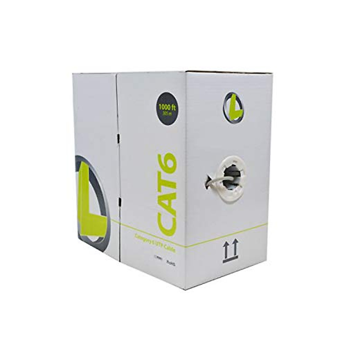 axGear New 1000Ft Cat6 Cat 6 Network Bulk Cable Ethernet LAN Patch Hight Speed Cable