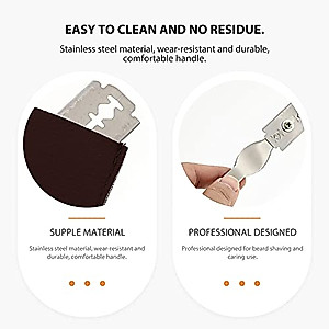 Luxshiny Sourdough Lame Blade Knife 1 Set Bread Lame Tool Set Stainless Steel Bread Bakers Slasher Tool Hand Crafted Dough Scoring Knife Cutter with Replacement Blades Cover Cutter Cover