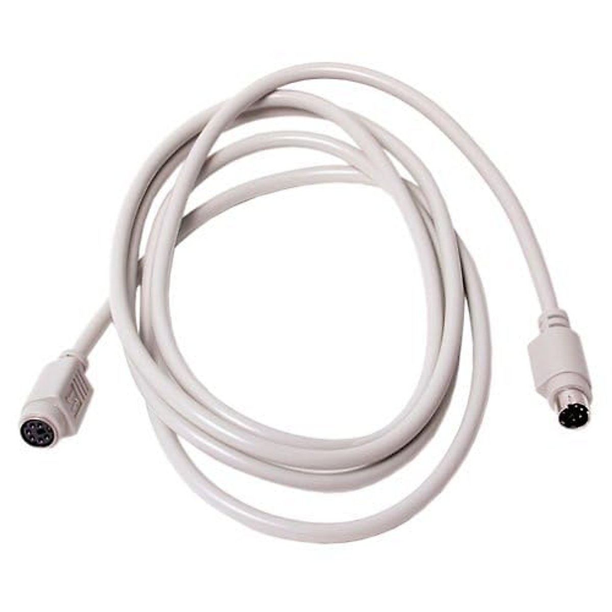 StarTech.com 6 ft PS/2 Keyboard or Mouse Extension Cable - M/F - Keyboard/Mouse Cable - PS/2 (M) to PS/2 (F) - 6 ft - KXT102, Beige