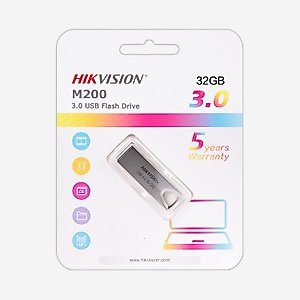 Hikvision M200 Flash Drive 32GB USB2.0, Flash Storage Memory Stick, with Metal Case for Data Storage and Backup, Speed up to 10-20MB/S…