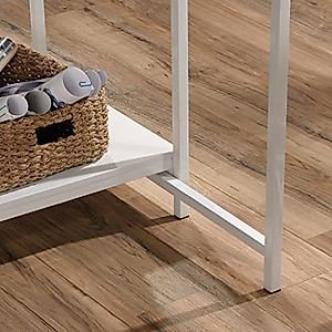 Sauder Miscellaneous Storage Kitchen Island, L: 31.50" x W: 32.88" x H: 36.00", White Finish