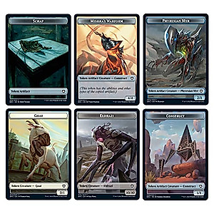 Magic: The Gathering The Brothers’ War Retro-Frame Commander Deck - Mishra’s Burnished Banner (Blue-Black-Red) + Collector Booster Sample Pack