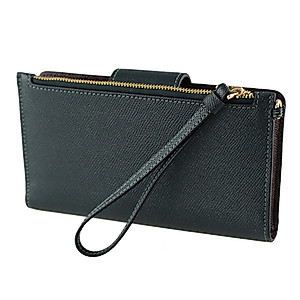 Coach Boxed Crossgrain Tech Wallet With Charms (Forest Green)