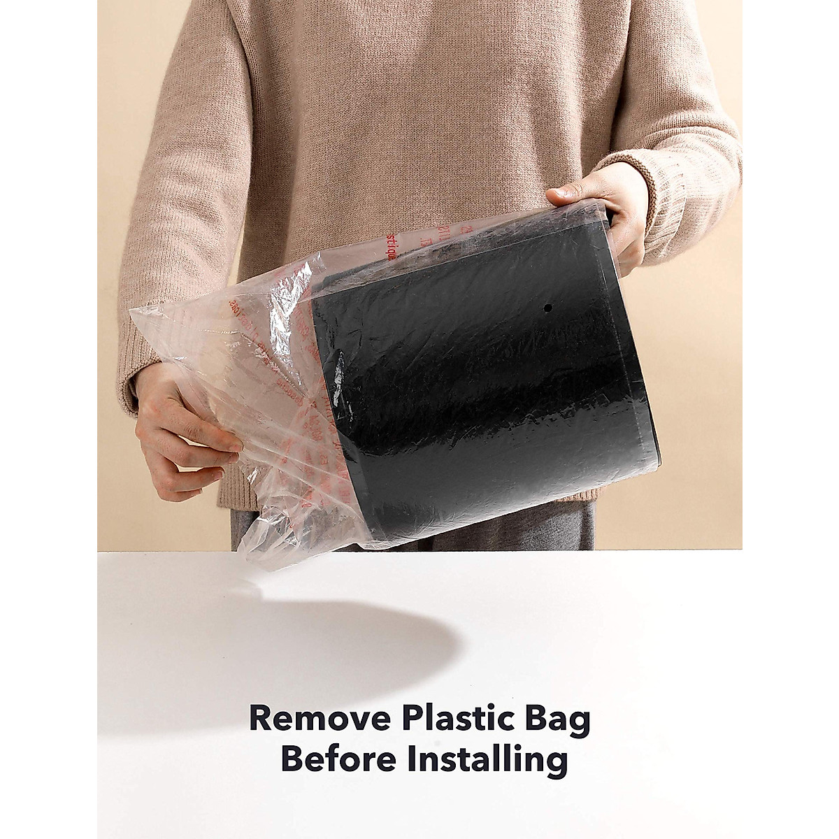 Air Purifier Replacement Filter, 3-in-1 True HEPA Filter, Removes up to 99.95% of Pet Hair, Pollen, Pet Dander, Mold Spores, Odor, Smoke, and Dust, Compatible with Air Purifier AP008