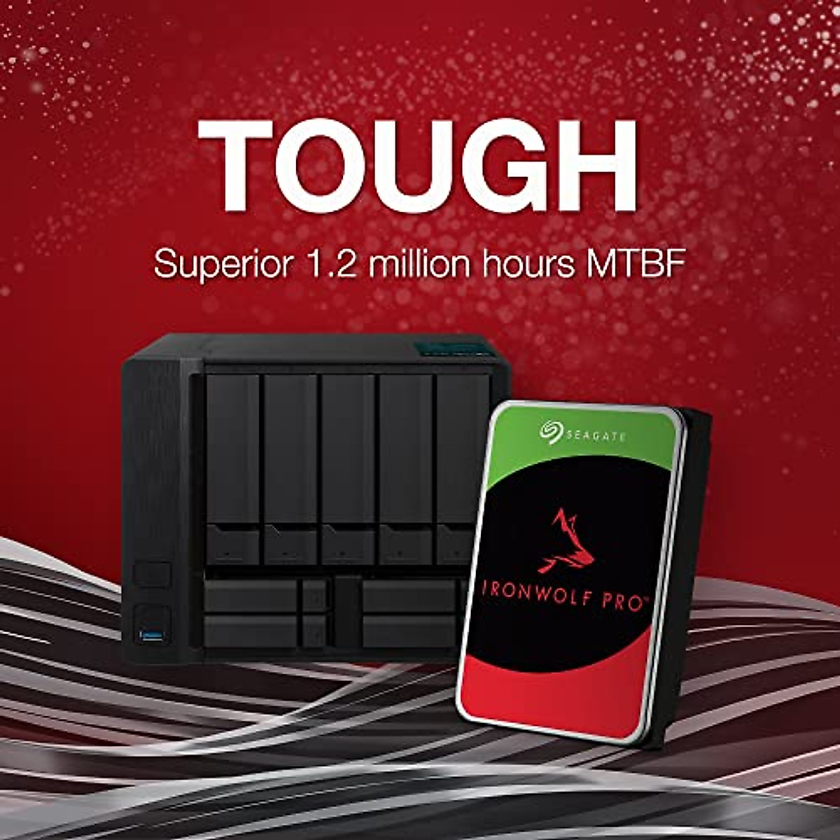 Seagate ST20000NE000 IronWolf Pro 20TB NAS Internal Hard Drive HDD – CMR 3.5 Inch SATA 6Gb/s 7200 RPM