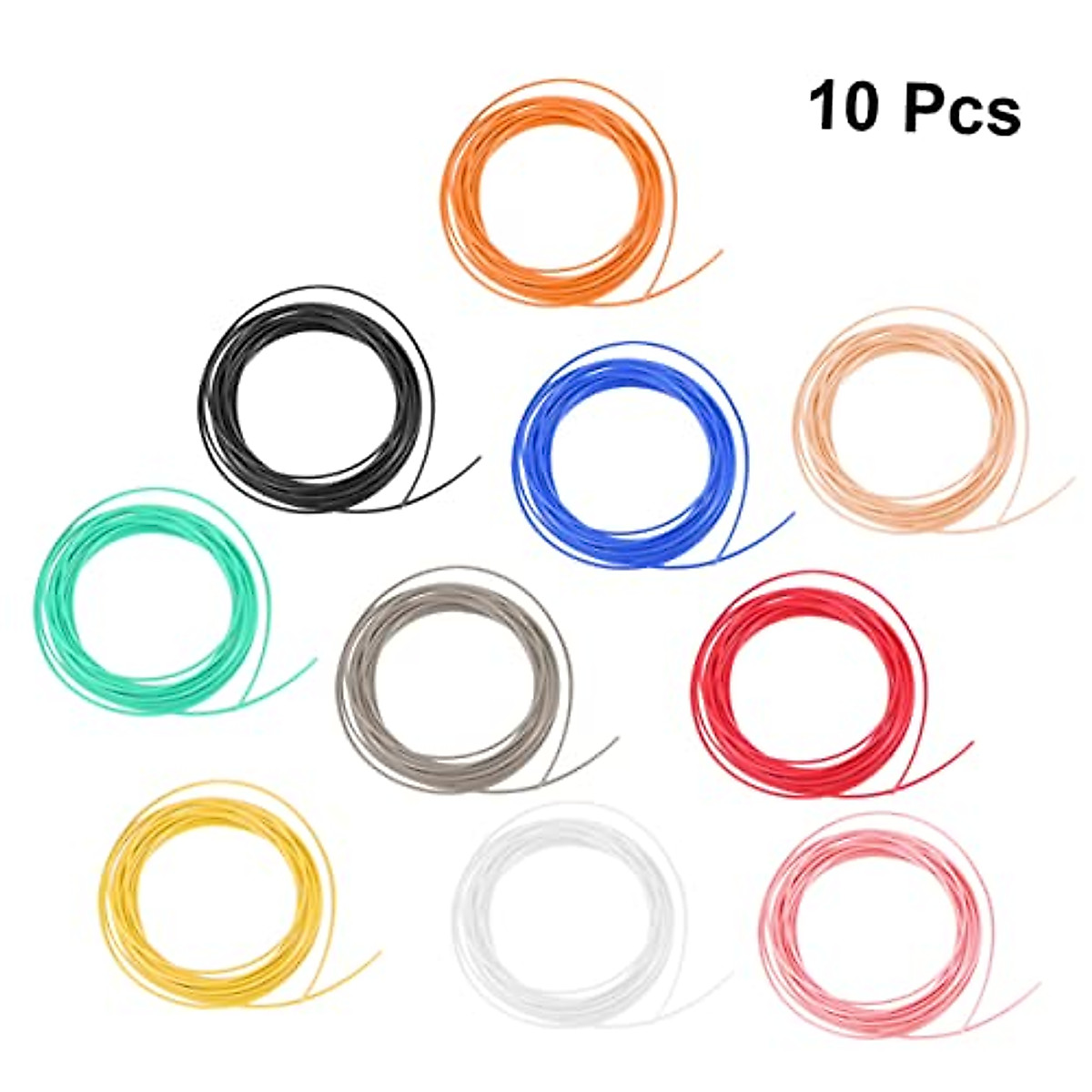 10pcs 3-d Printers 3D Printers for Kids 3D Printing Pen Filament Plastic 3D Printing Filament DIY 3D Printer pla 3D Filament 3D Printing Materials Printer Filament Accessories Wire