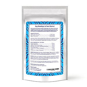 Petpost | Tear Stain Remover Chicken Flavored Soft Chews - Delicious Chicken Treat & Eye Stain Supplement for Dogs - Natural Treatment for Tear Stains on White Fur Angels 90 ct.