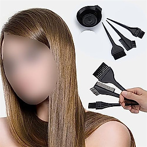 FURLOU Brushes, 1 Piece Dyeing Bowl Comb Brush Toolbox Coloring Bowl Comb Brush Double Head Brush Set Toolboxes (Size : Bowl)