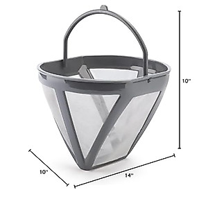 Smeg Retro Drip Coffee Machine and 2-Slice Toaster Bundle (Gray)