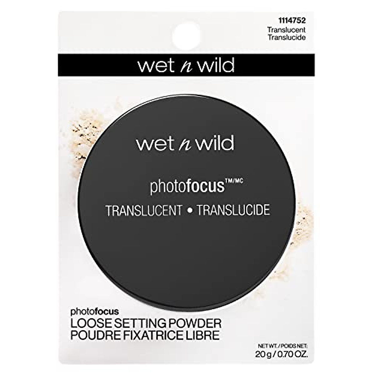 Loose Setting Powder By Wet n Wild Photo Focus Loose Finishing Powder Off-White Translucent