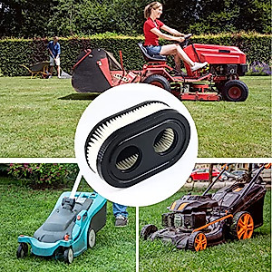Air Filter, Suitable for 593260 798452 334404Series Engine 550E 500EX 550EX 625 575EX 4247 5432 5432K 09P00 09P702 Lawn Mower Air Filter Mower Series Engine Accessories