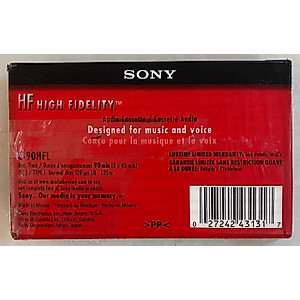 Sony C90HFR 90 Minute HF Audio Tape