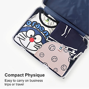 MESTOOTH Drawstring Makeup Bag Open Lay Flat,Large Capacity Cosmetic Bag For Women Purse With Compartments,Travel Toiletry Bag Accessories Organize (Green) (pink)