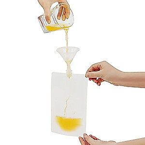 Muka 50 PCS 12 OZ Reusable Spouted Drink Bags, Spout Drink Pouches w/Funnel, 0.34" Spout