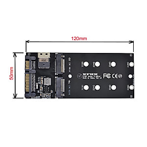 cablecc SFF-8654 to U2 Kit NGFF M-Key to Slimline SAS NVME PCIe SSD SATA Adapter for Mainboard