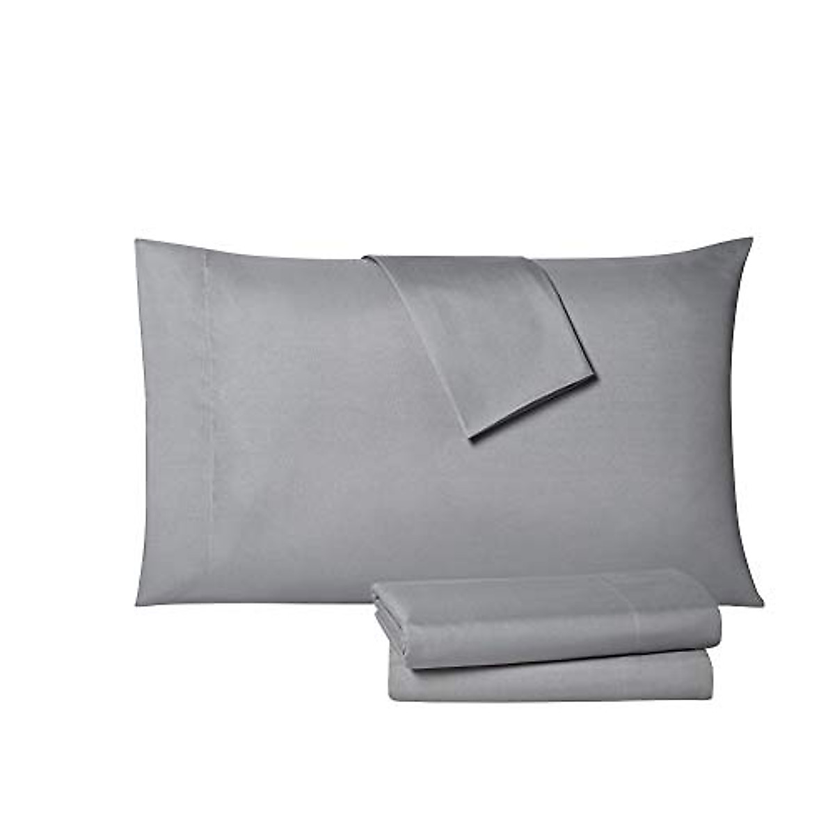Tahari Home - King Sheet Set, Lightweight 6-Piece Sheets with Matching Pillowcases, Soft Room Decor (Modern Grey, King)
