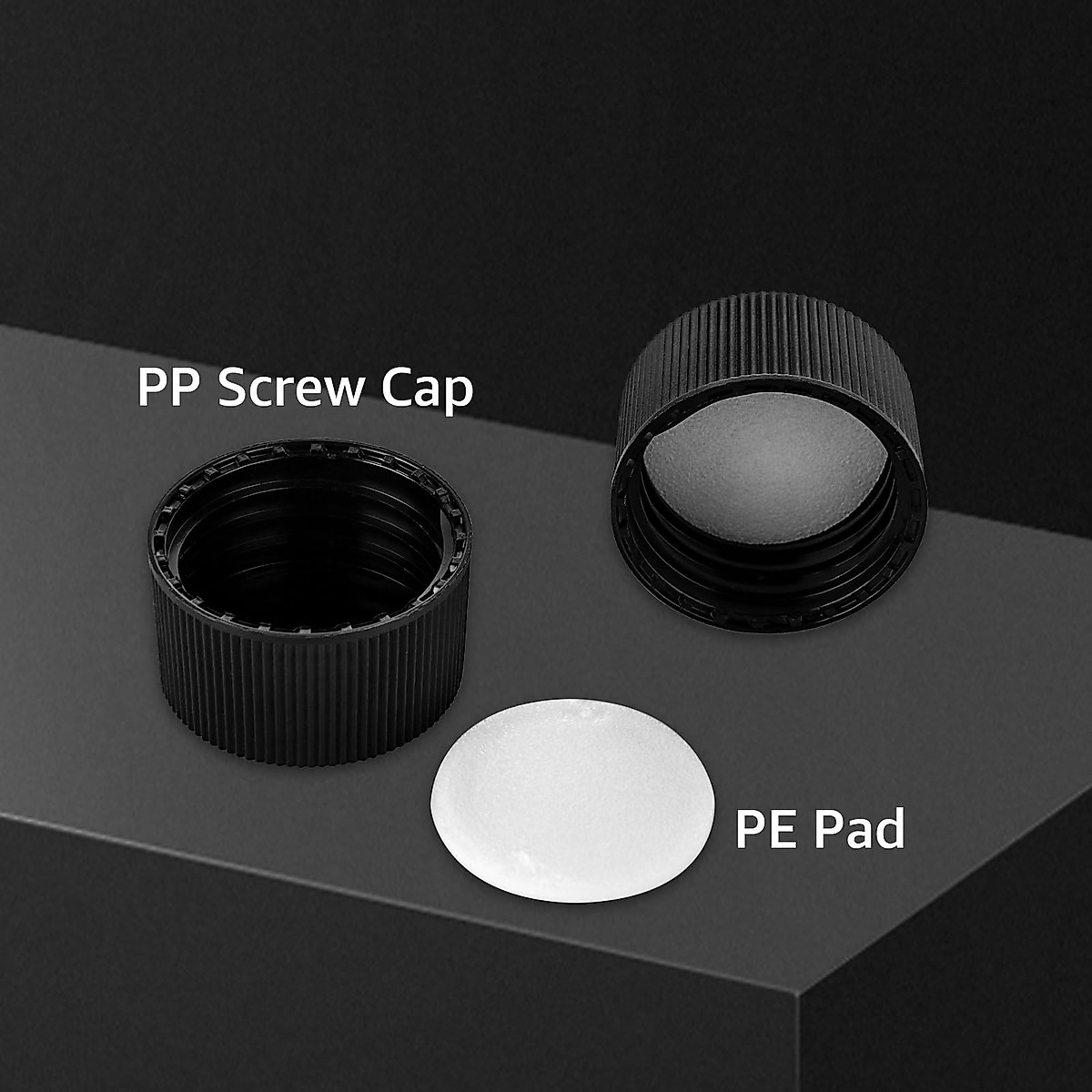 CertBuy 100 PACK Clear Glass Sample Vials with Screw Cap Travel Small Glass Vials for Essential Oil 20 ml Liquid Sampling Glass Bottles Screwcap Sterile Vial for Chemistry Lab Chemicals