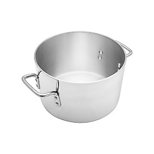 Thunder Group ALSKSU005 Sauce Pot, 5 qt, 8-1/2" dia. x 5-1/4"H, 1-3/8" handle, aluminum, mirror-finished, dishwasher safe, standard Electric, Gas Cooktop, Halogen Ready, NSF