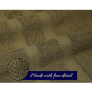 ZUPERIA Classic Bath Towels - 6 Pack - 27" x 54" - Ultra Soft 100% Cotton Large Bathroom Towels, Highly Absorbent Towel for Bathroom, Ideal for Pool, Home, Gym, Spa, Hotel (Assorted)