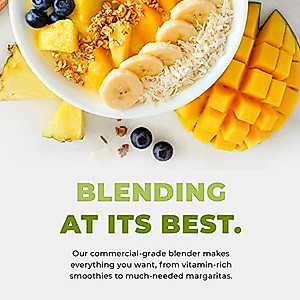 Cleanblend Commercial Blender - 64oz Countertop Blender 1800 Watts - High Performance, High Powered Professional Blender and Food Processor For Smoothies