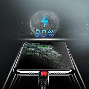 Ofuca iPhone Charger Cable 10FT, 3Pack 10FT/3M Lightning Cable Durable Nylon Braided Fast iPhone Charging Cable Cord Compatible with iPhone 11 Pro Max XS XR X 8 7 6 Plus 5, iPad, iOS