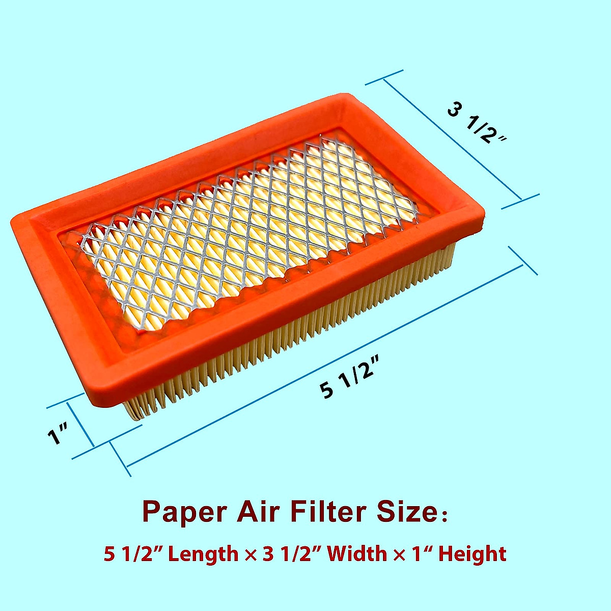 2Sets Replacement Air Filter for MTD Cub Cadet SC100 951-14632 Kohler 14 083 01-S Air Cleaner for MTD Cub Cadet Kohler Push Lawn Mower