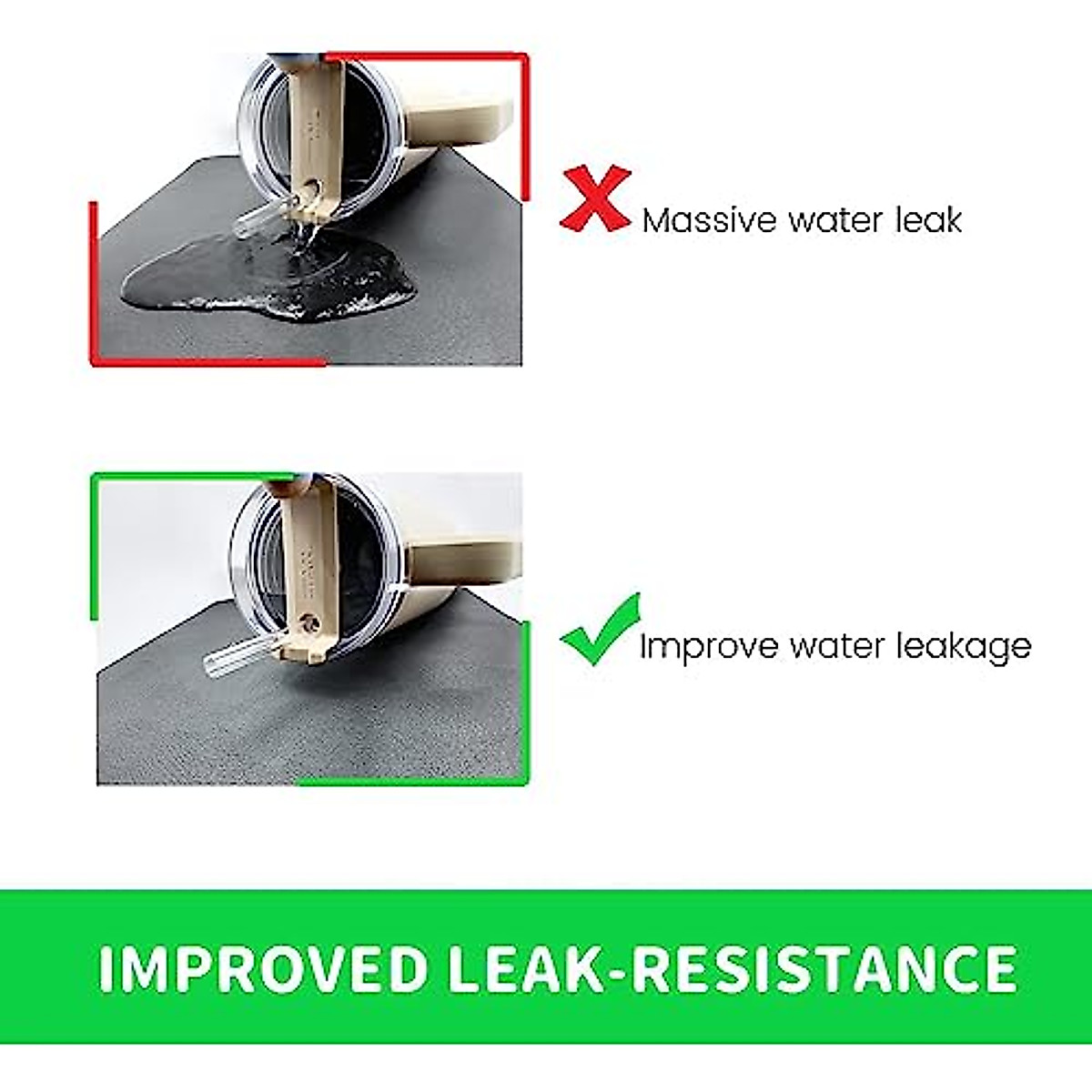 Silicone Spill Proof Stopper for Stanley 40 oz / 30 oz | Replacement Stanley Cup Accessories Set of 3 | Compatible with Stanley Cup 1.0 40oz/ 30oz,Tumbler