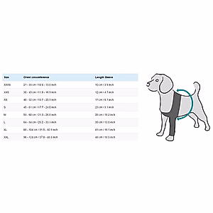 Suitical Recovery Sleeve for Dogs | Front Leg Protection After Surgery | Dog Leg Sleeve to Stop Licking | Machine Washable | Chest Circumference 25.2”- 33.1” | Sleeve Length 13.8” | L | Single Sleeve