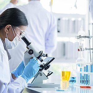 YOKIVE Tube Rack, Double Panel Polypropylene Test Tube Rack Holder | Great for 11mm, 7.5mm Lab Test Tube(Blue, 24-Sockets)