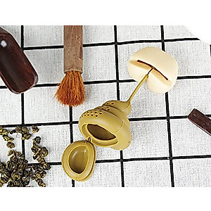 Unique Cute Tea Infusers for Loose Tea Funny, Silicone Tea Strainers & Filters, Reusable Loose Leaf Tea Steeper Small, ZUOFANG