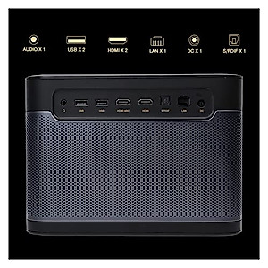 projecter Projector 4K Laser Beamer 3200ANSI Lumen with 128GB Memory Active 3D WiFi Smart TV Video Home Theater Cinema (Color : Mars pro)