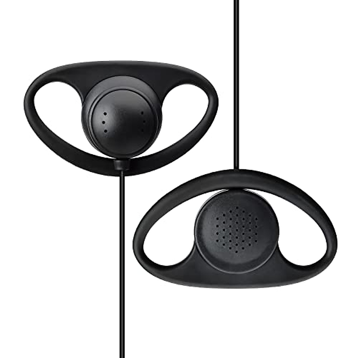 UAYESOK 2 Pin Earpiece for Motorola CP200 CP200D DTR550 DTR650 RDU2020 RDU4100 RDU4160D Walkie Talkie D Shape Surveillance Kit Two Way Radio Headset