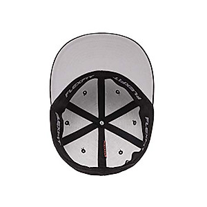 Flexfit Men's On Field Pro-Baseball Cap, Black, Large-X-Large