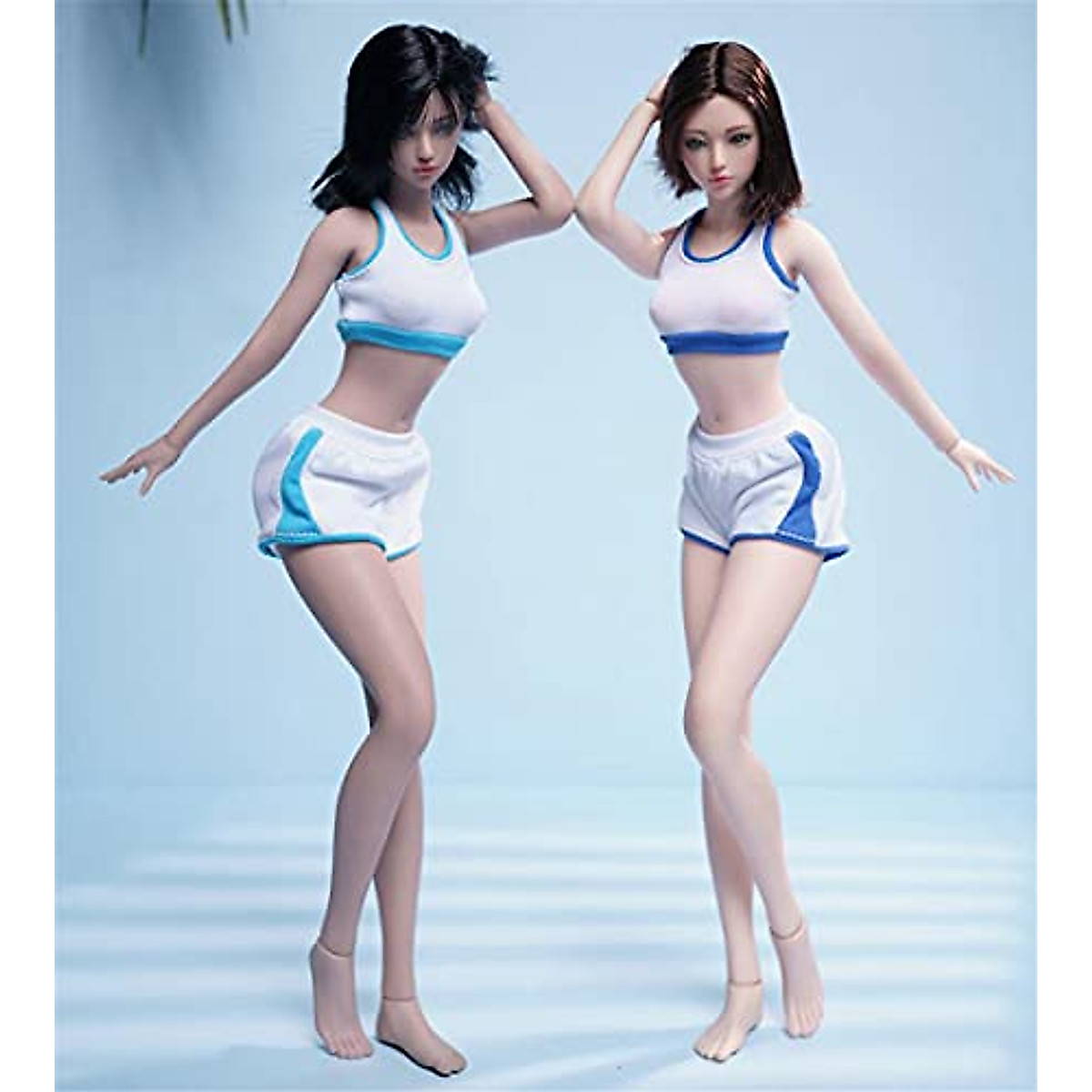 HiPlay TBLeague Seamless Action Figure Anime Body Type and Small Bust 1:6 Scale S44(Pale, with Head)