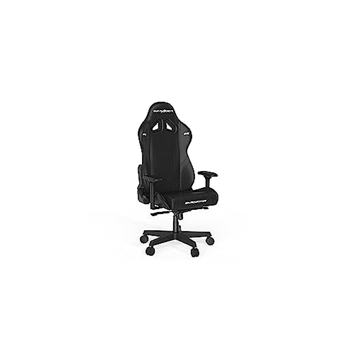 DXRacer Gaming Chair with 4D Armrest, Premium PVC Leather Racing Office Computer Recliner with Ergonomic Headrest and Lumbar Support, Black