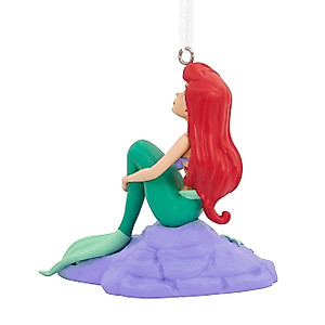 Hallmark Disney The Little Mermaid Ariel on Rock Resin Christmas Ornament