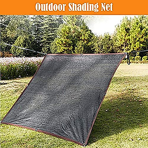 XYXH 20x30ft 60% Sunblock Shade Cloth, Shade Cloth with Grommets, Sun Netting for Patio, Outdoor Shading Net, Garden Shade Mesh Tarp, for Plant Cover, Greenhouse, Chicken Coop
