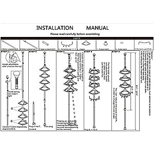 Alice Constant Tension Shower Caddy Pole, Commecial Grade Rustproof Corner Rack - Ivory