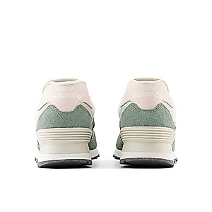 New Balance Women's 574 V2 Daydream Sneaker, Dark Juniper/Quartz Pink/Angora, 12