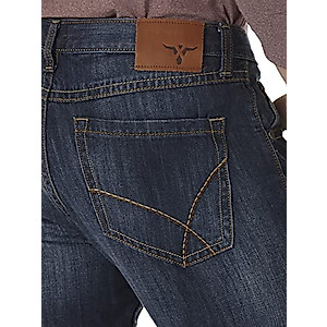 Wrangler mens 20x No. 42 Vintage Boot Cut jeans, River Denim, 34W x 36L US