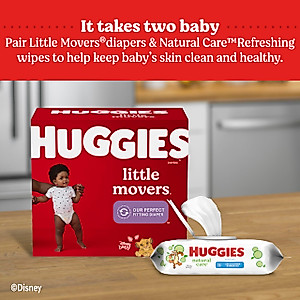 Huggies Natural Care Refreshing Baby Wipes, Hypoallergenic, Scented, 1 Flip-Top Pack (56 Wipes Total)