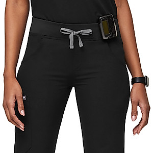 FIGS Kade Cargo Scrub Pants for Women - Black, M