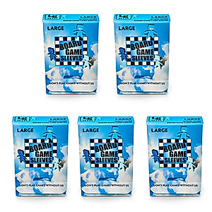 5 Packs Arcane Tinmen Non-Glare Board Game Sleeves 50 ct Large Size Card Sleeves Value Bundle!