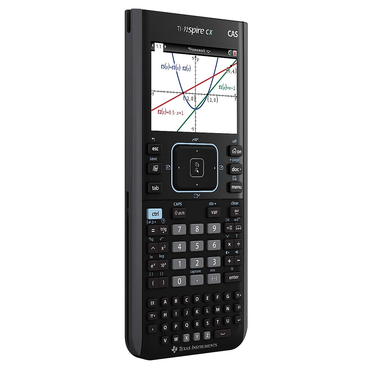 Texas Instruments Nspire CX CAS Graphing Calculator (Renewed)
