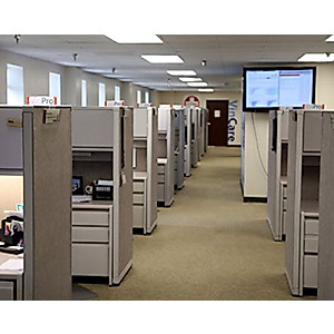 Cubicle X-Ray Vision 8" X 2" Double-Sided Office Cubicle Nameplate Sign Frame (12 Pack)