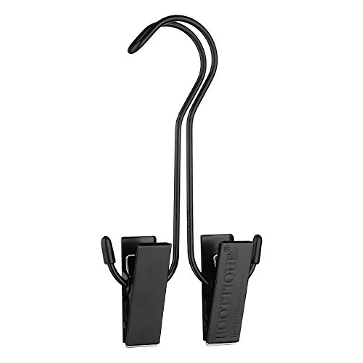 The Boot Hanger in Black - Shoe Storage Space Saver (Set of 3); Boot Hanger, Boot Holder, Boot Clips (Black)